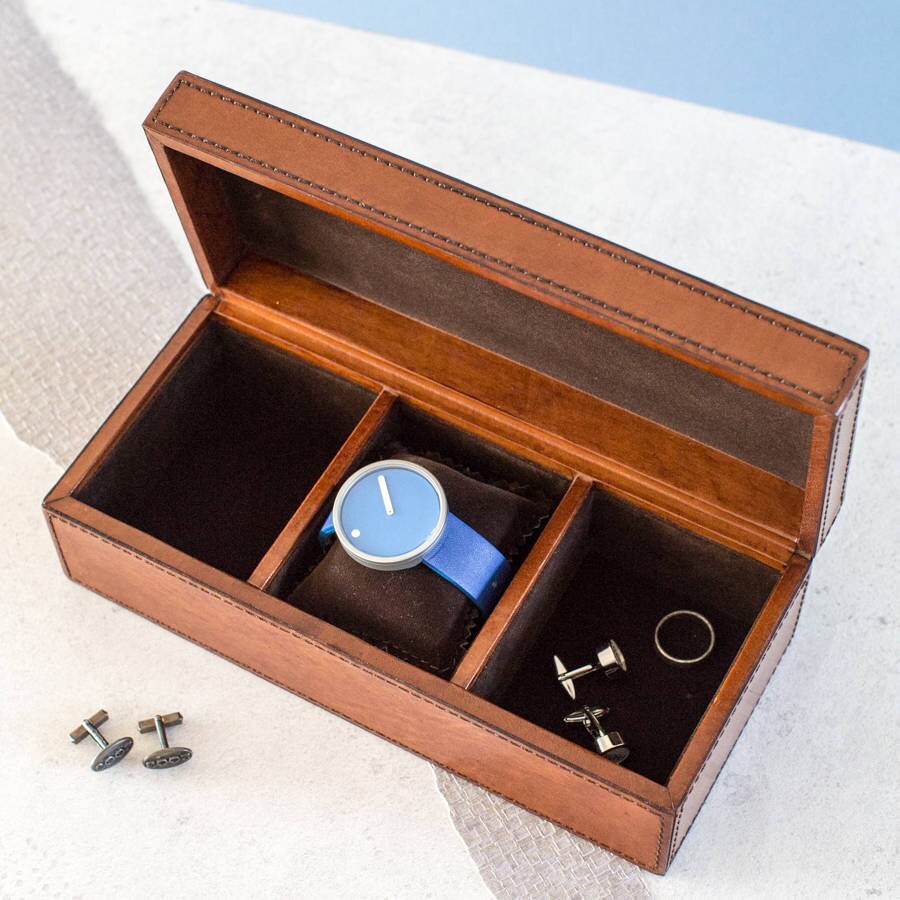 Personalised Triple Watch Box - Etsy