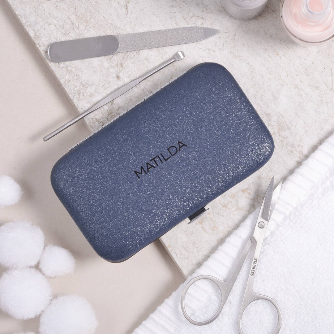 Personalised Mini Manicure Set 6 Piece Sapphire - September Birthstone ...