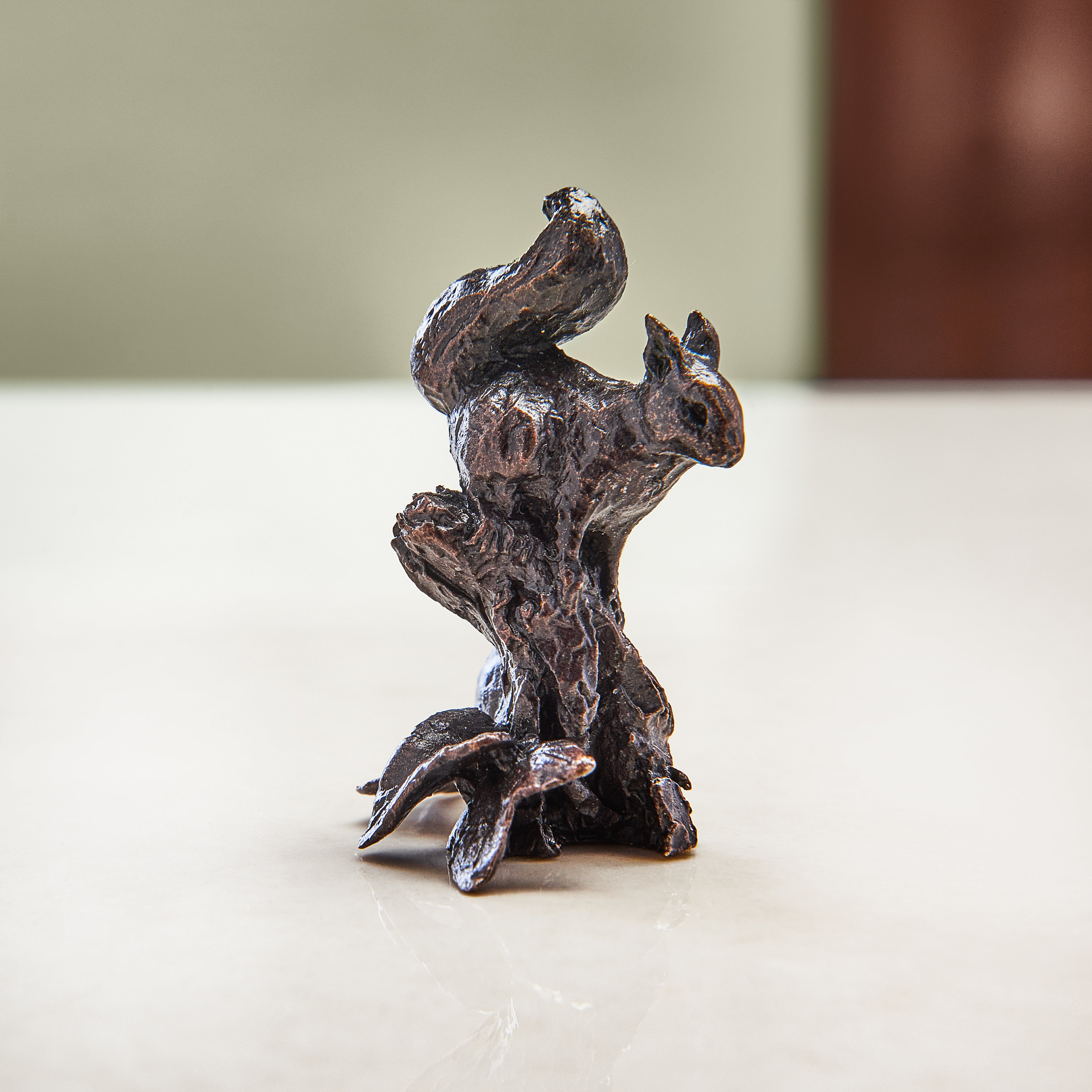 Miniature Bronze Squirrel Statue - 8th Anniversary - Countryside ...