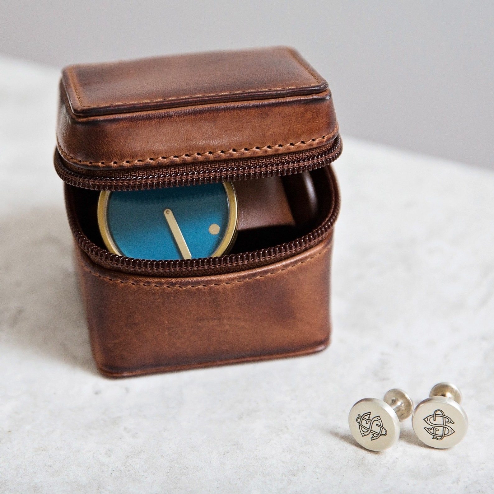 Personalised Leather Jewellery Case Small for Her - Etsy Australia