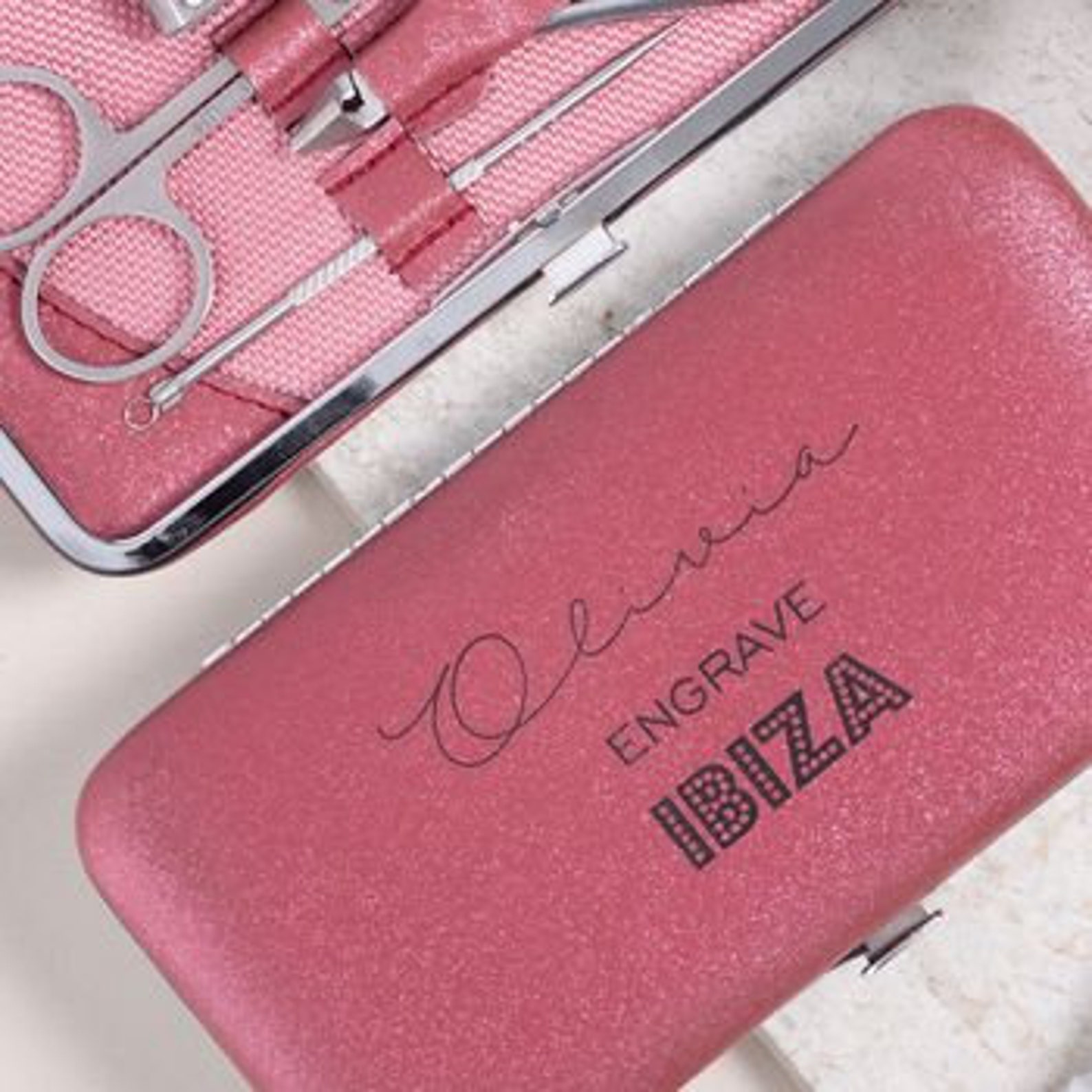 Personalised Manicure Kit 9 Piece - Ruby Anniversary Gift - July ...