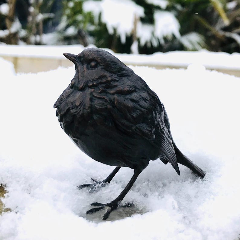 Limited Edition Bronze Robin Sculpture, 8th Anniversary - Countryside ...