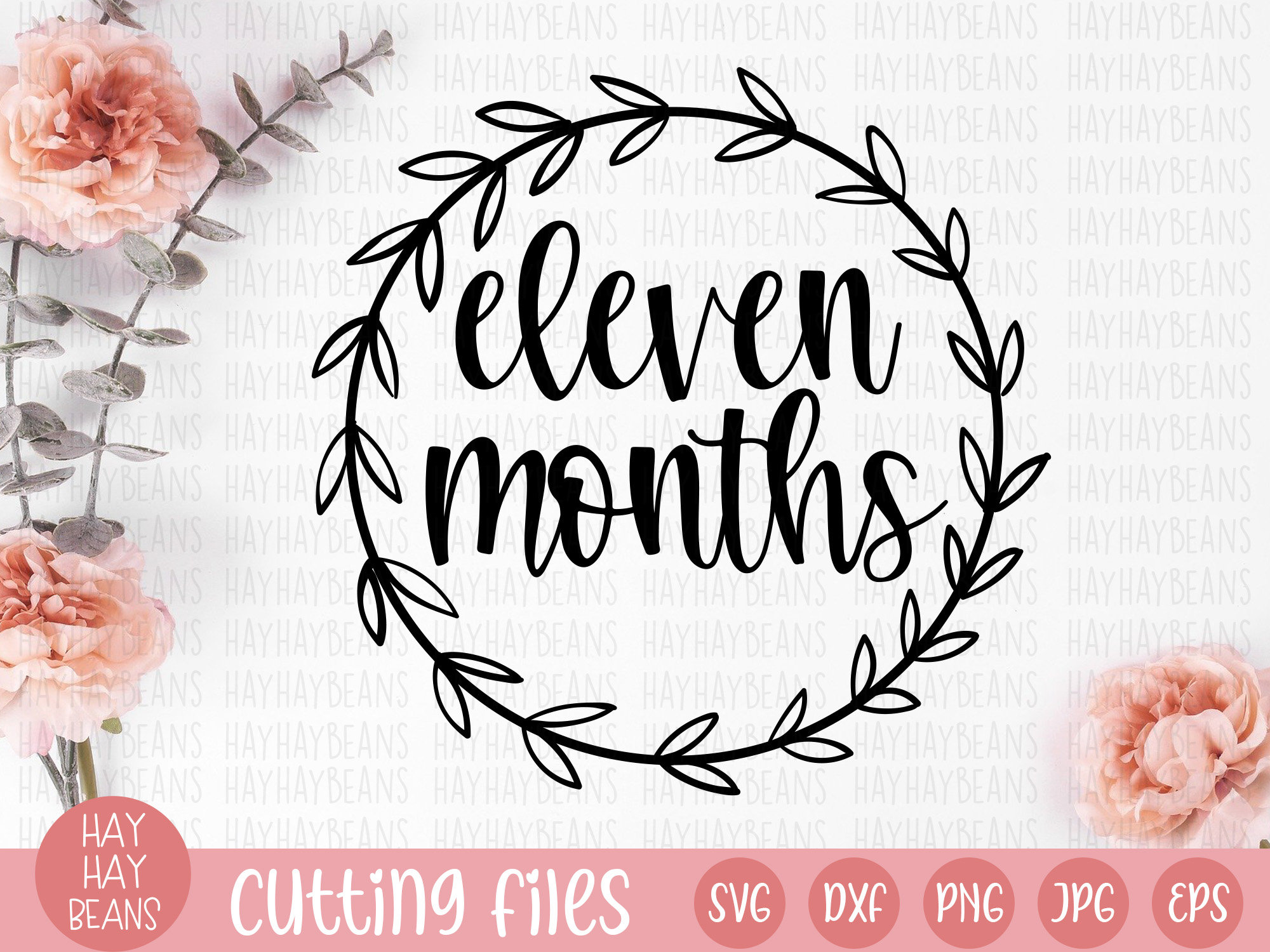 Once meses svg / baby milestones svg / baby svg / undécimo mes | Etsy