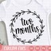 Two Months Svg | Baby Milestones Svg | Baby Svg | Second Month Svg ...