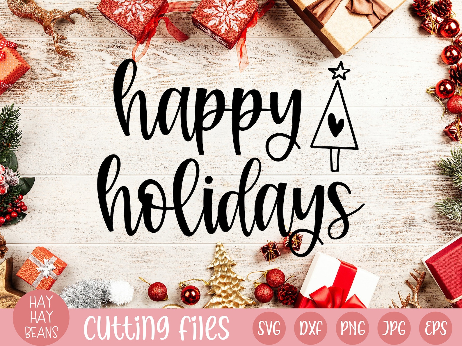 Happy Holidays Svg | Christmas Svg | Holidays Svg | Happy Christmas Svg ...