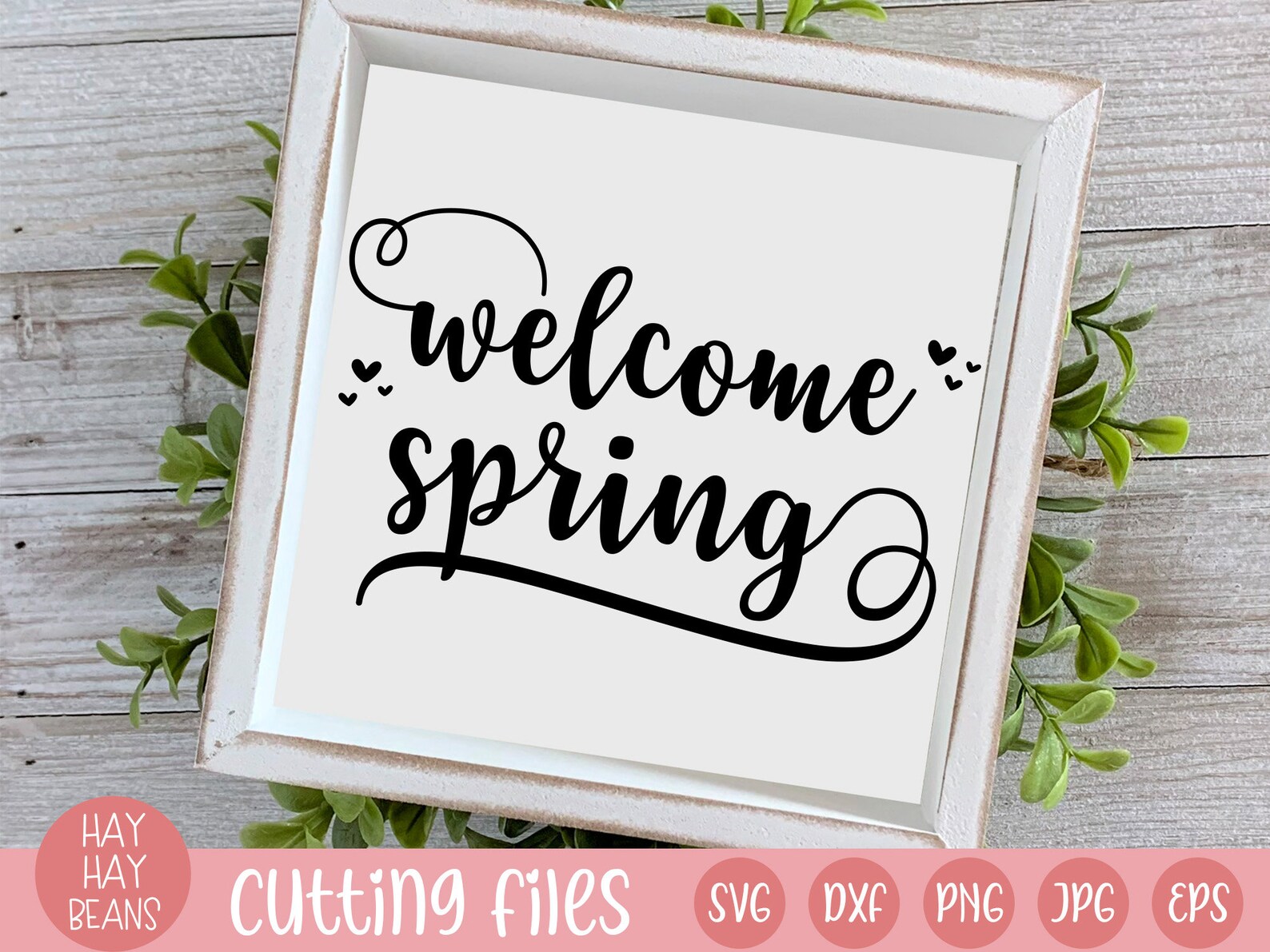Welcome Spring SVG Welcome Svg Spring Time Svg Spring | Etsy