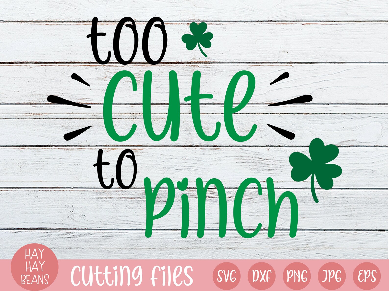 Too Cute to Pinch SVG | St Patrick's Day SVG | Kids St Patty's Day ...