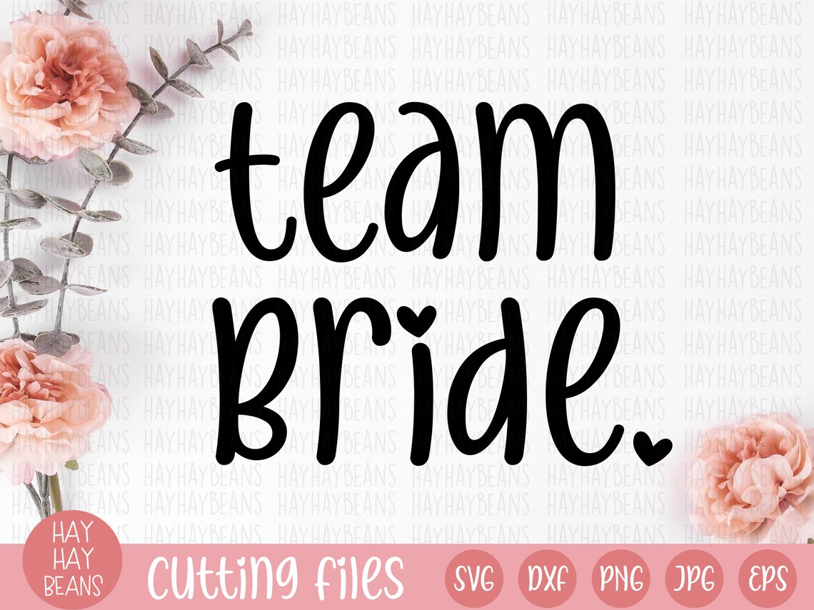 Team Bride SVG Wedding SVG Bride Svg Wifey Svg Cricut | Etsy