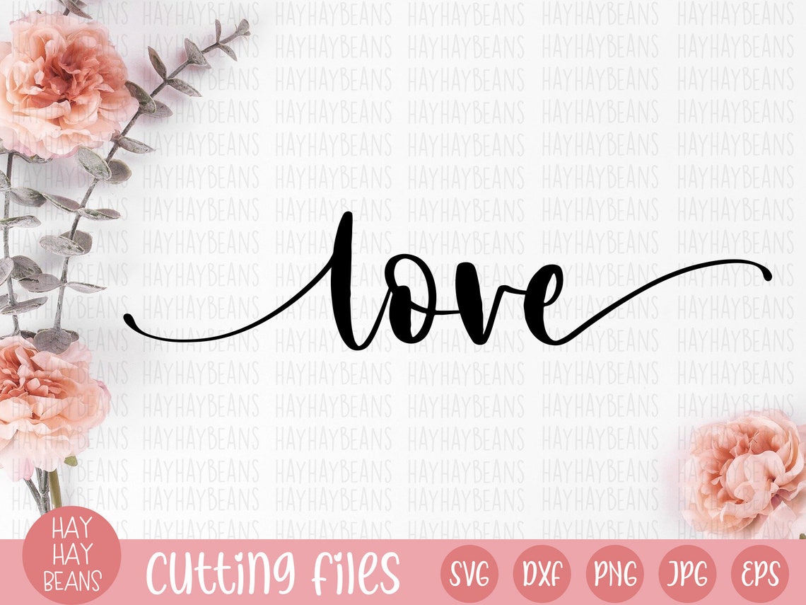 Love SVG Love Valentines Day Svg Cricut Cut Files Svg - Etsy