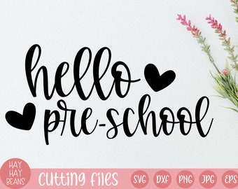First Day of Pre-k First Day of School Svg Pre-k Svg Svg - Etsy