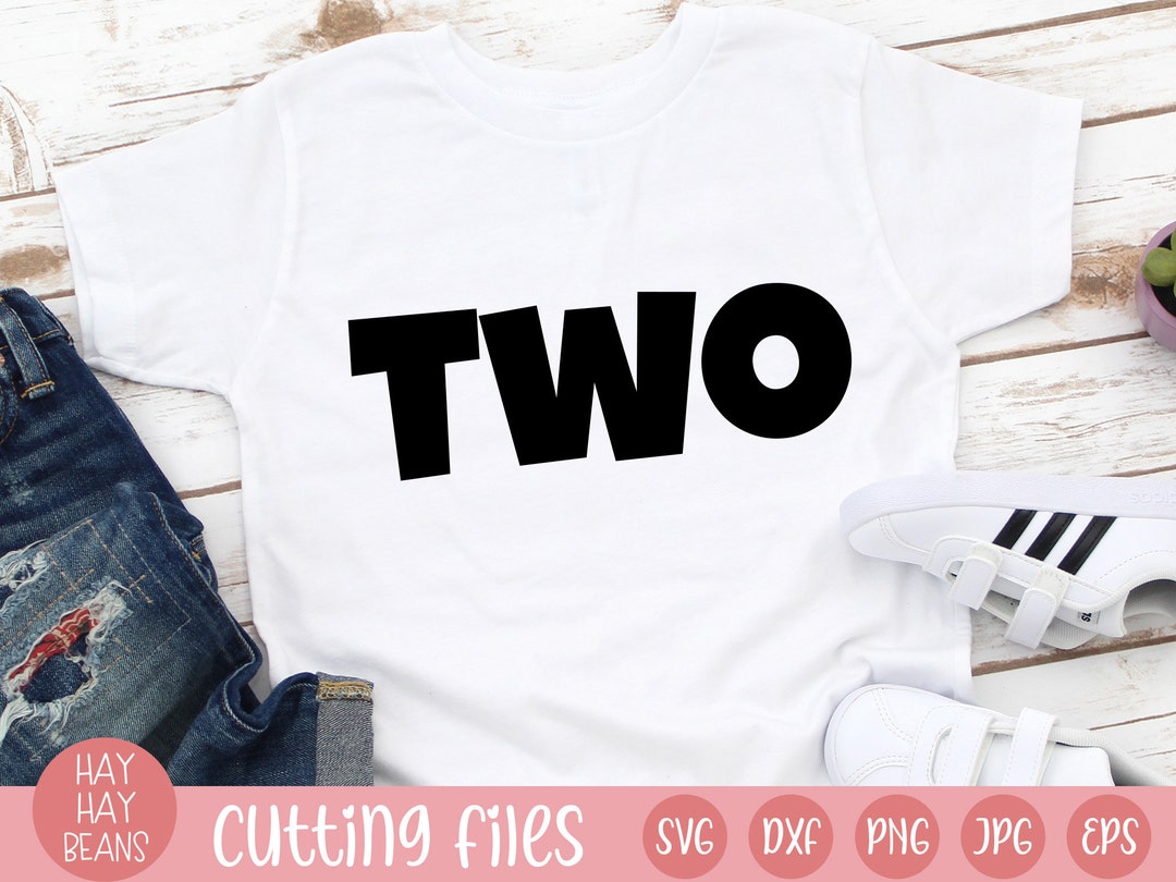 Two SVG 2nd Birthday Svg Baby Boy Birthday Svg Second Bday Svg Cricut ...