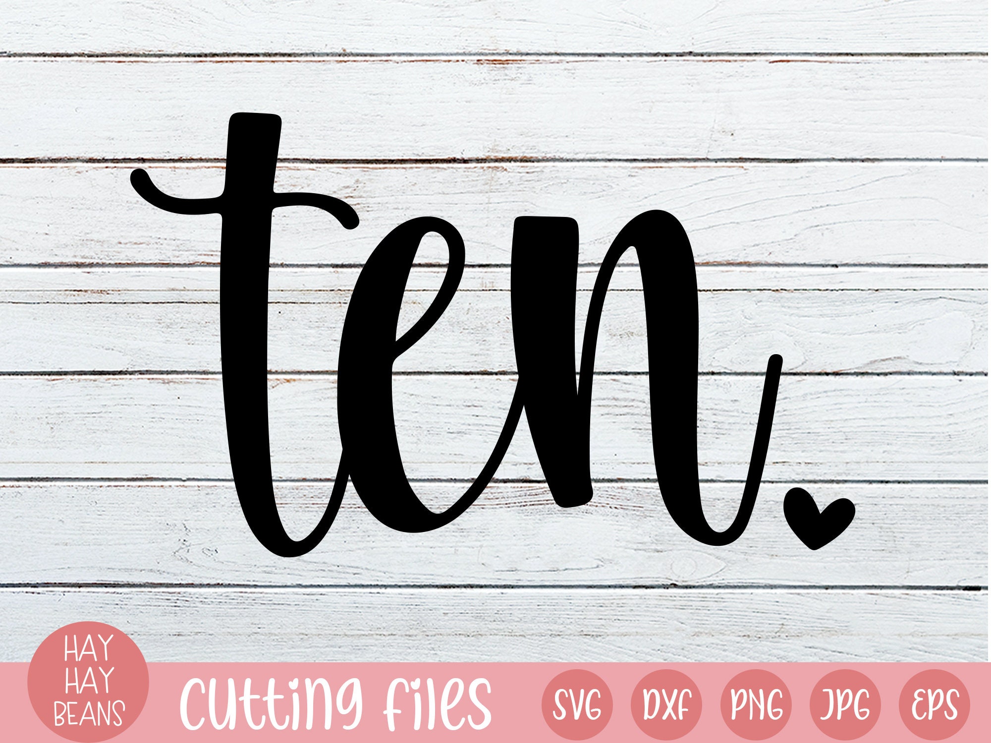 Ten SVG Tenth Birthday SVG girl birthday svg bday svg | Etsy