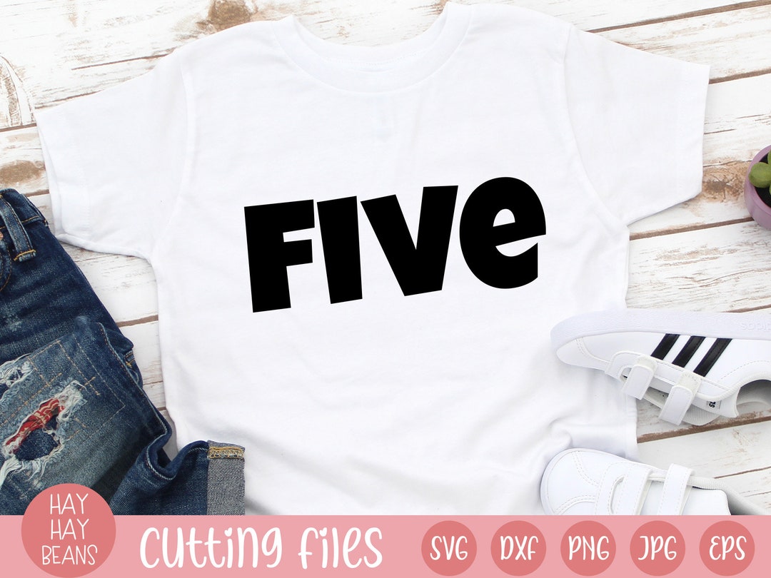 Five SVG Fifth Birthday Svg 5th Birthday Svg Birthday Boy Svg Birthday ...