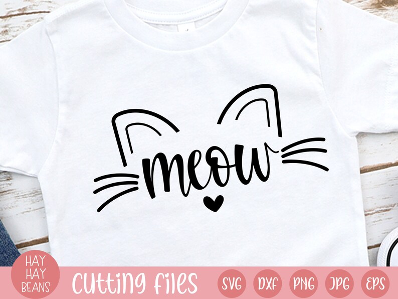Meow Svg Kitty Svg Cat Svg Crazy Cat Lady Svg Cat Mom - Etsy