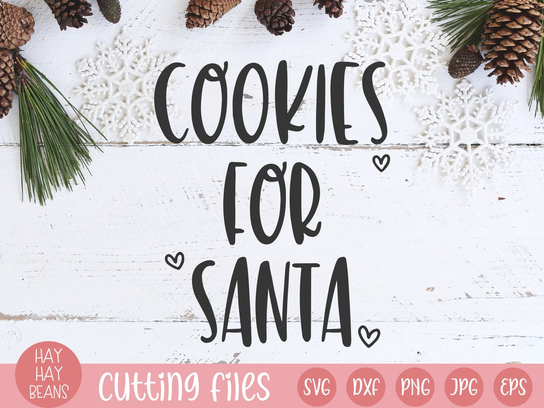 Cookies for Santa Svg | Milk for Santa Svg | Cookies and Milk Svg ...