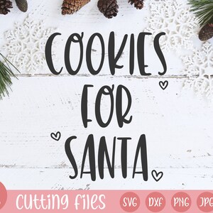 Cookies for Santa Svg | Milk for Santa Svg | Cookies and Milk Svg ...