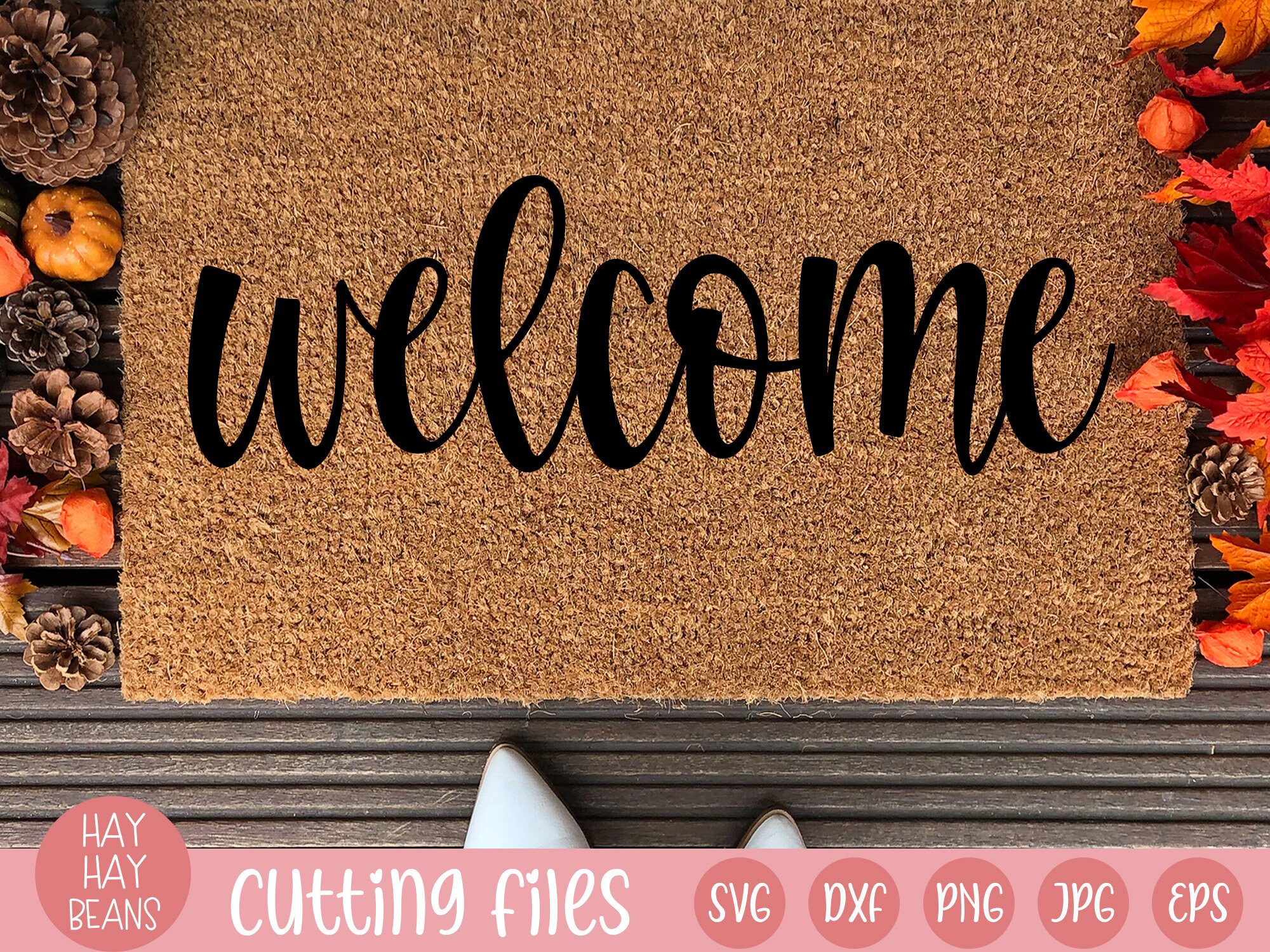 Welcome svg welcome farmhouse sign svg welcome doormat | Etsy