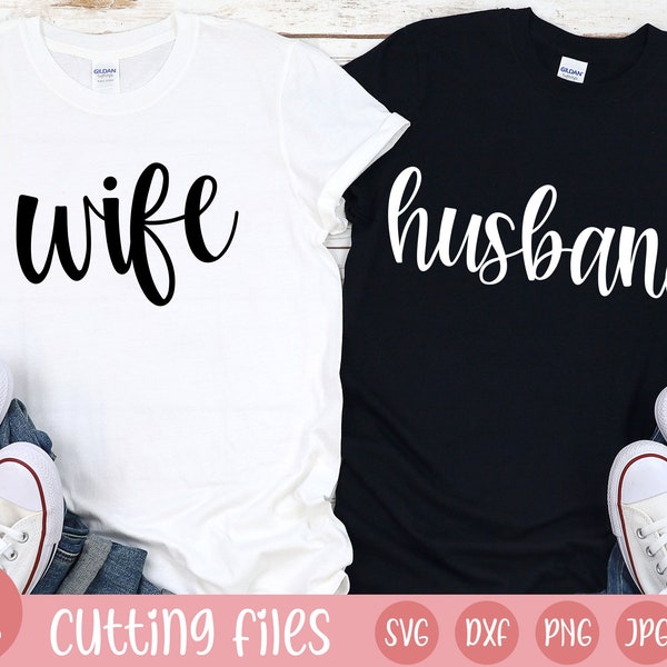Husband and Wife Svg - Etsy