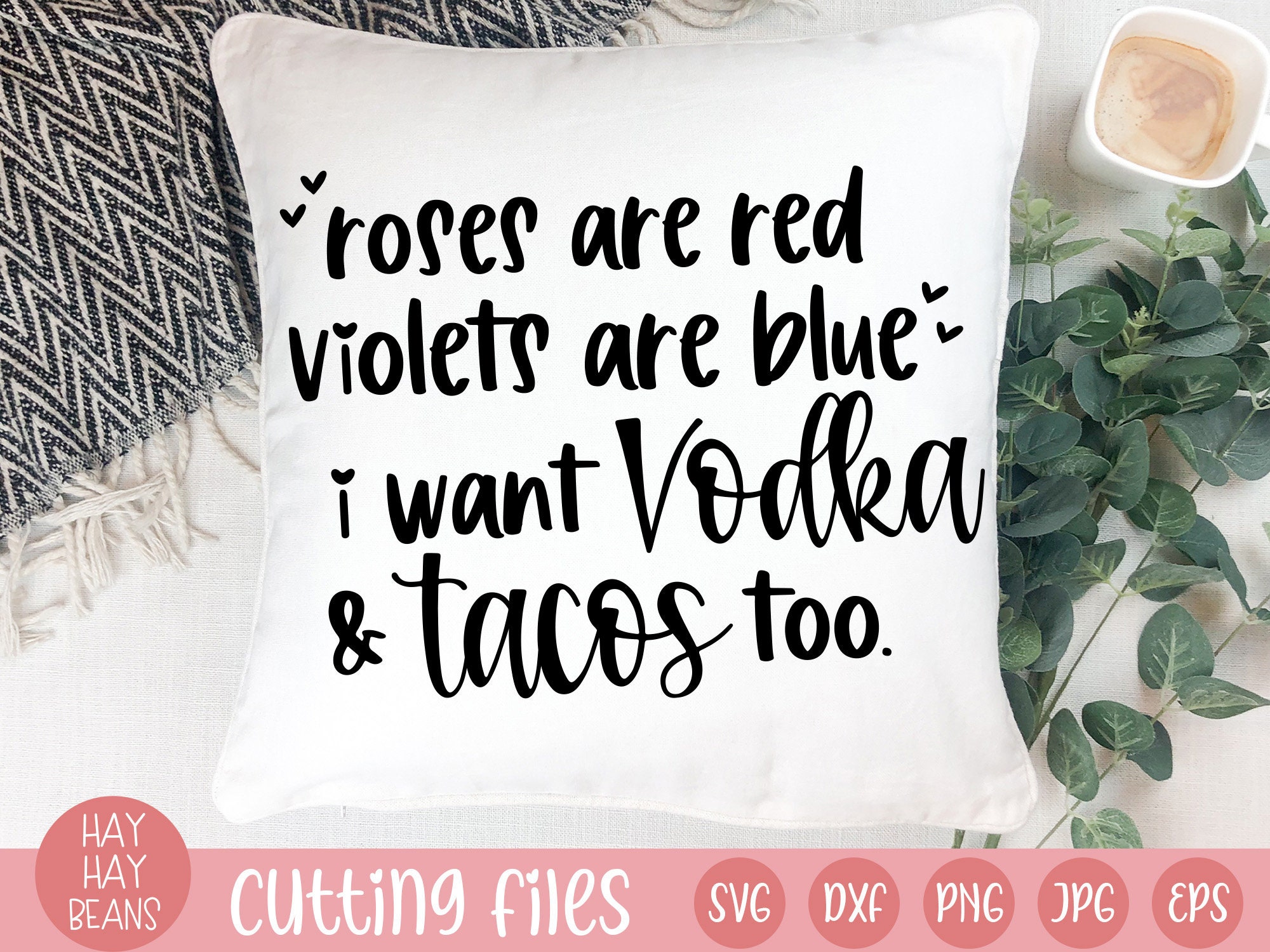 Rozen zijn rood viooltjes zijn blauw svg wodka en | Etsy België