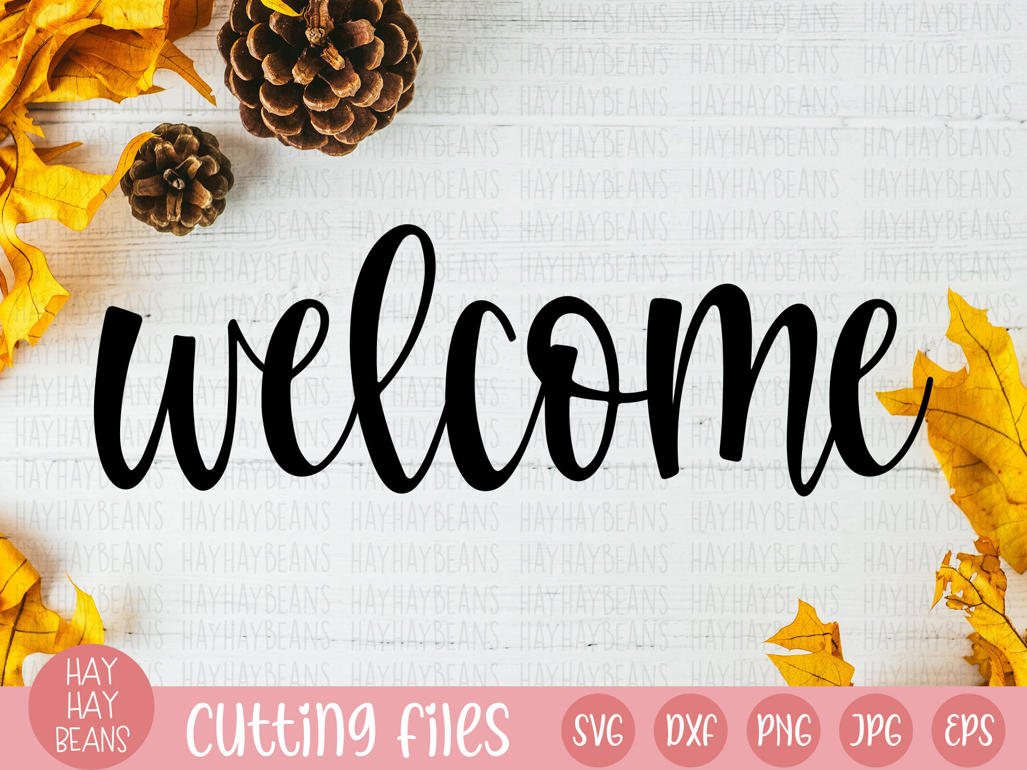 Welcome svg welcome farmhouse sign svg welcome doormat | Etsy