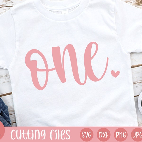 One Birthday Svg - Etsy