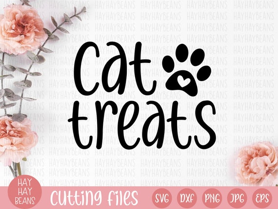 Cat Treats Svg Cat Treat Jar Design Cat Svg Treat Jar - Etsy