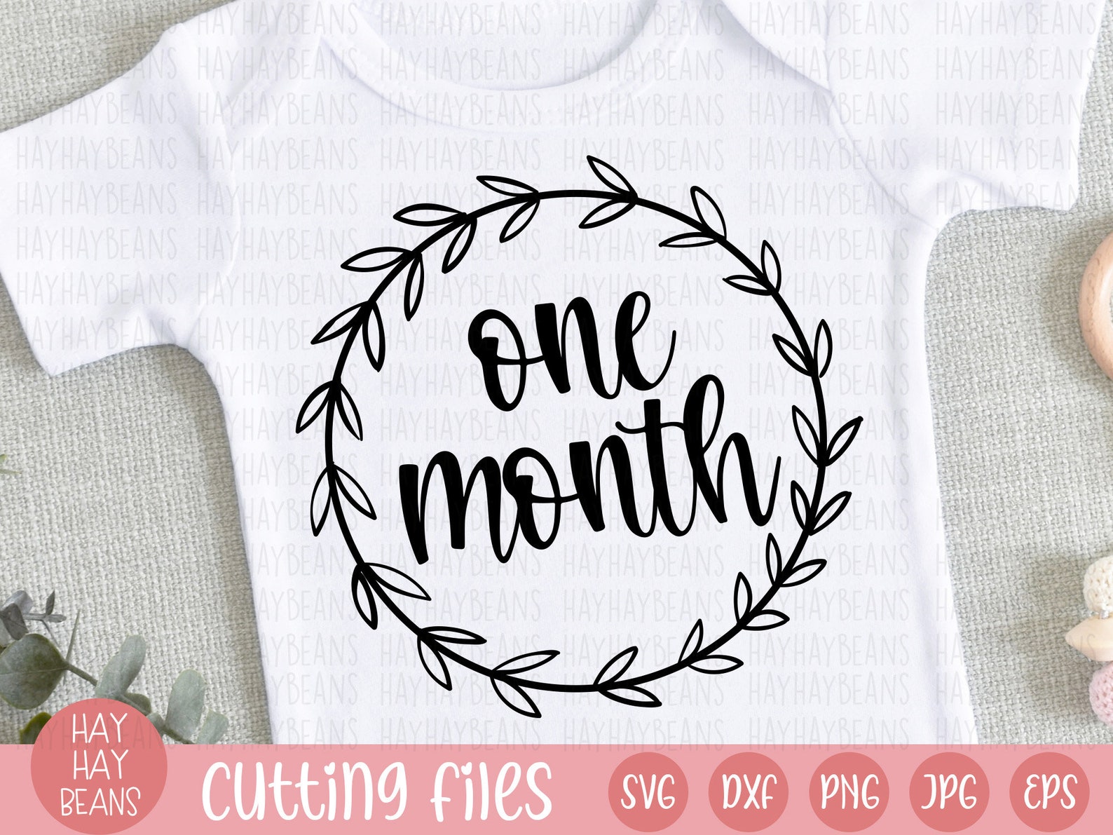 One Month Svg | Baby Milestones Svg | Baby Svg | First Month Svg | 1st ...