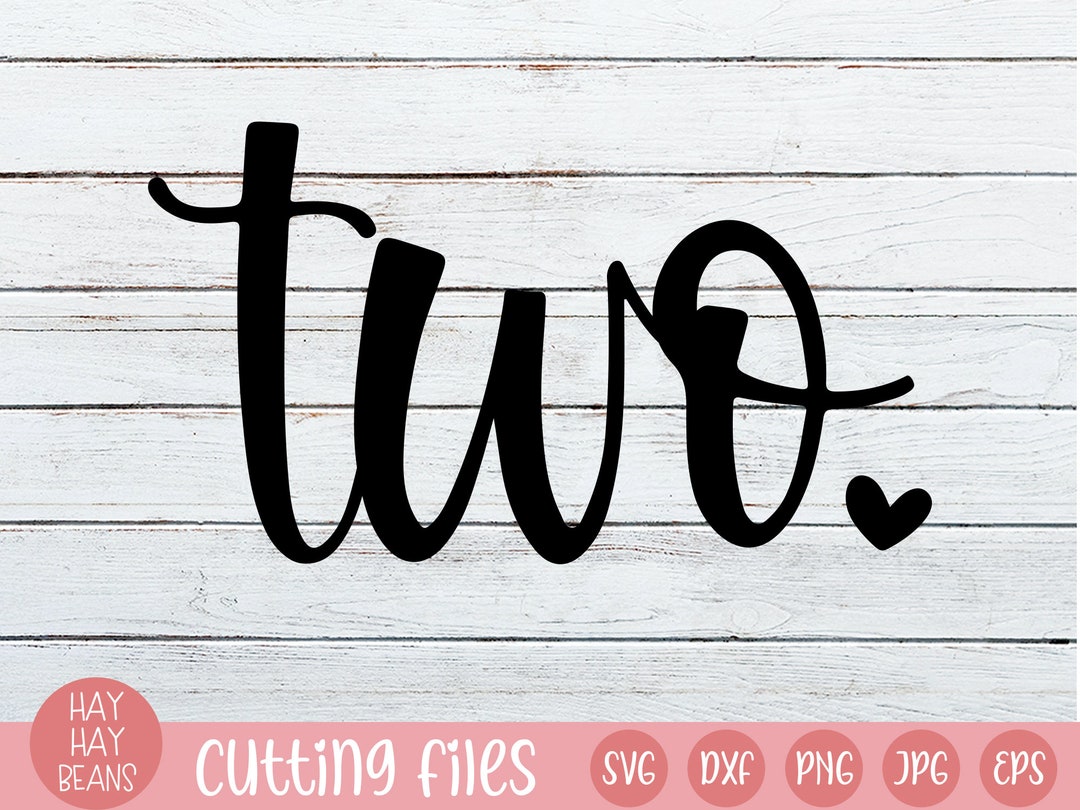 Two SVG | 2nd Birthday Svg | Baby Girl Birthday Svg | Second Bday Svg ...