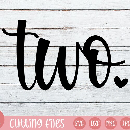 Two Handsome SVG Second Birthday Svg Dxf and Png Instant - Etsy