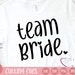 Team Bride SVG Wedding SVG Bride Svg Wifey Svg Cricut - Etsy