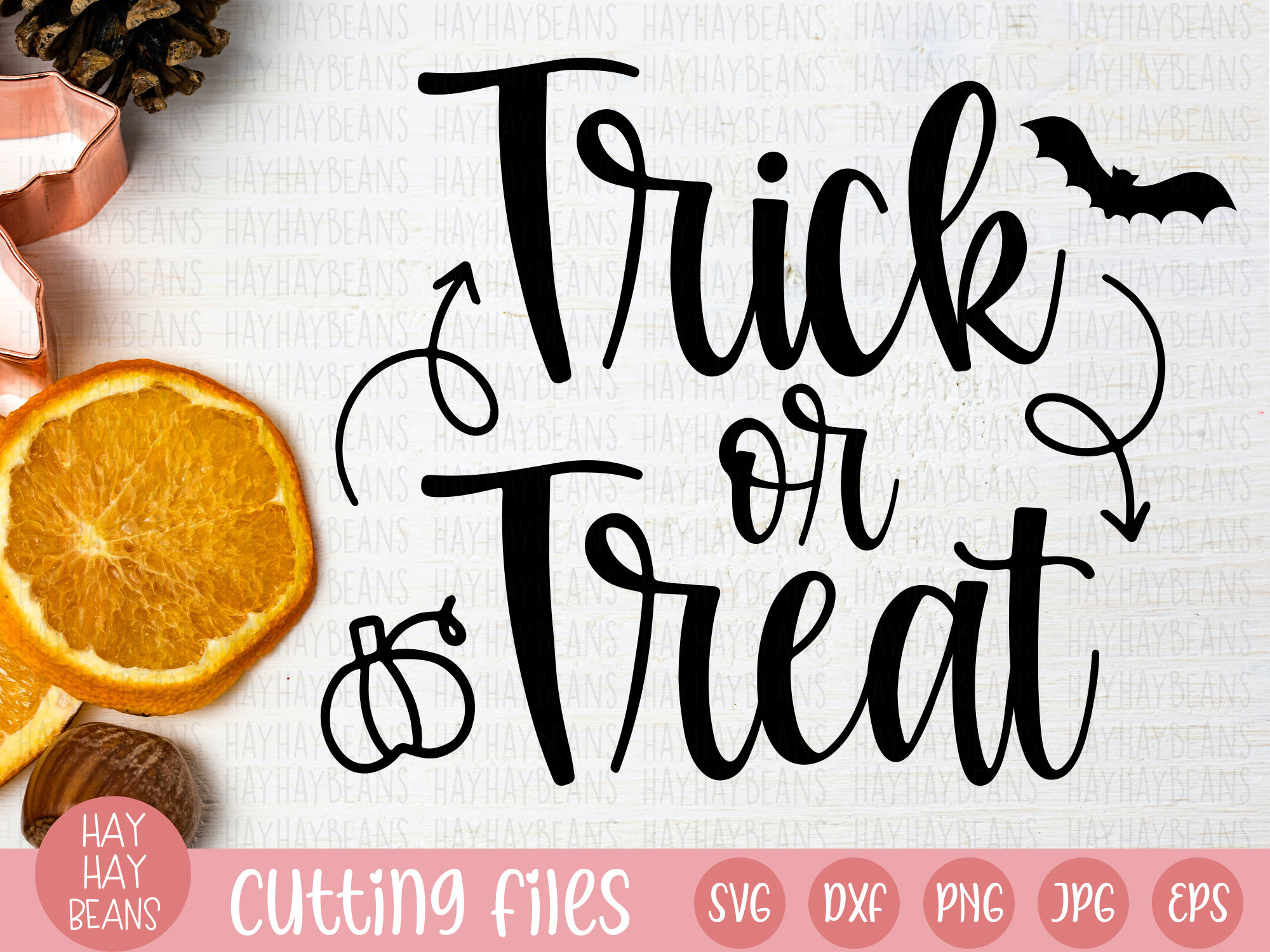 Trick or Treat Svg Halloween Svg Fall Svg Fall Svg File - Etsy