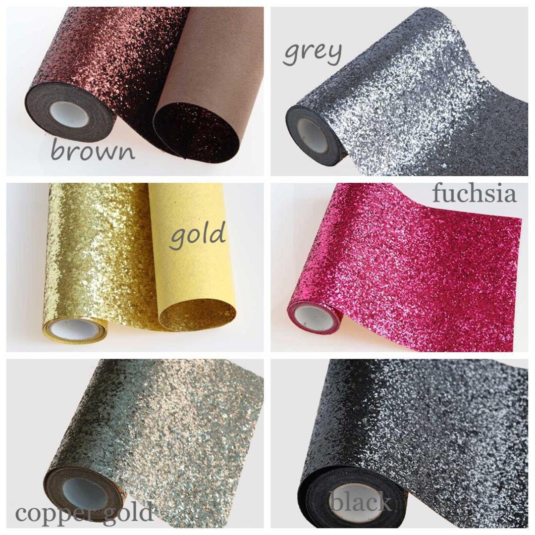 Premium Chunky Glitter Fabric for Crafts and Bows - Etsy