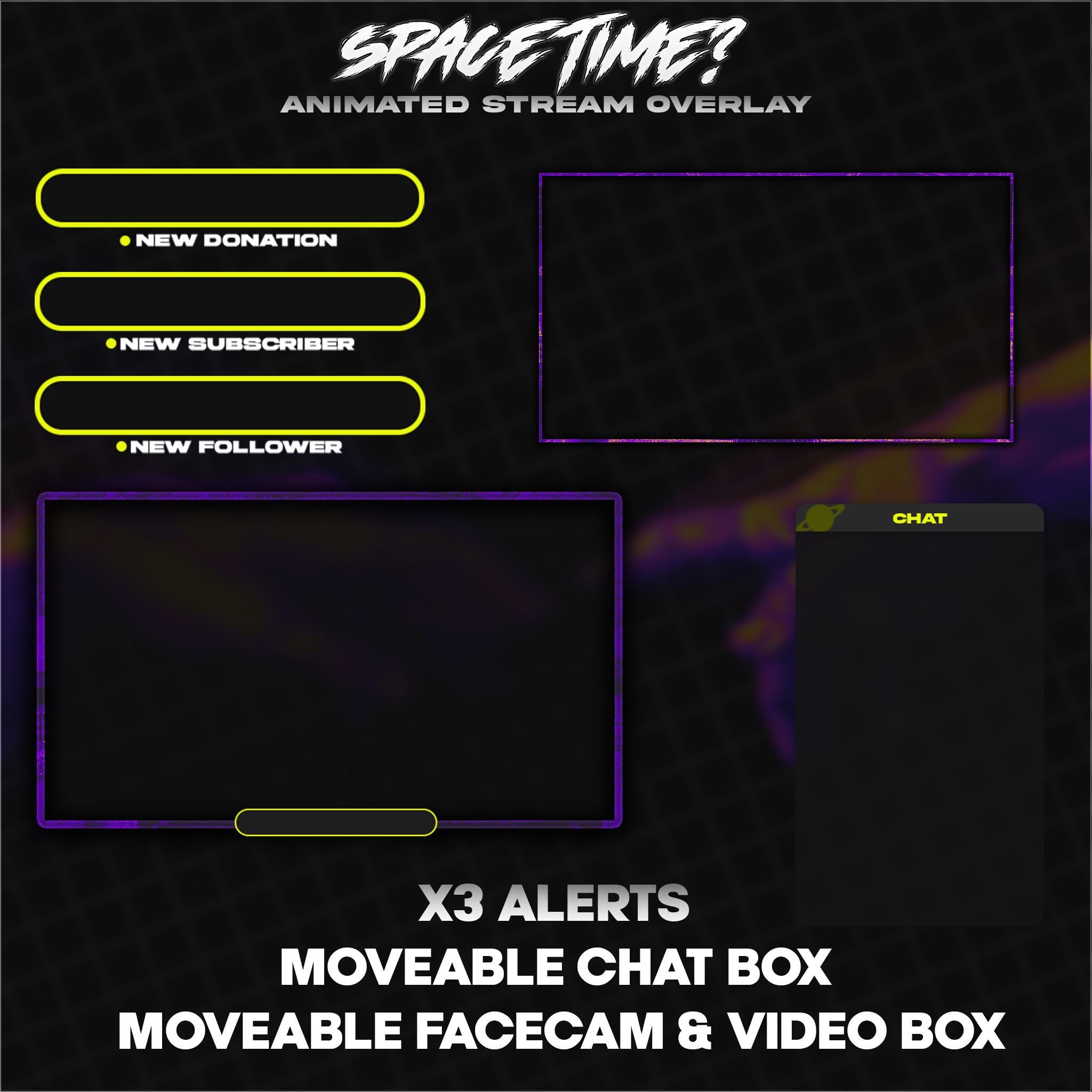 Creation of Adam Stream Overlay: Retro Y2K Twitch Overlay - Etsy