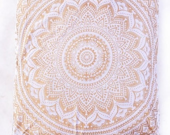 Multi Mandala Floor Cushions Cover Indian Tapestry 35X35 | Etsy