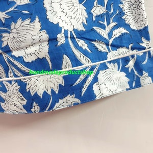 Handblock Print Night Shut, Pajama Set With Hot Pant Night Shut, Pajama ...