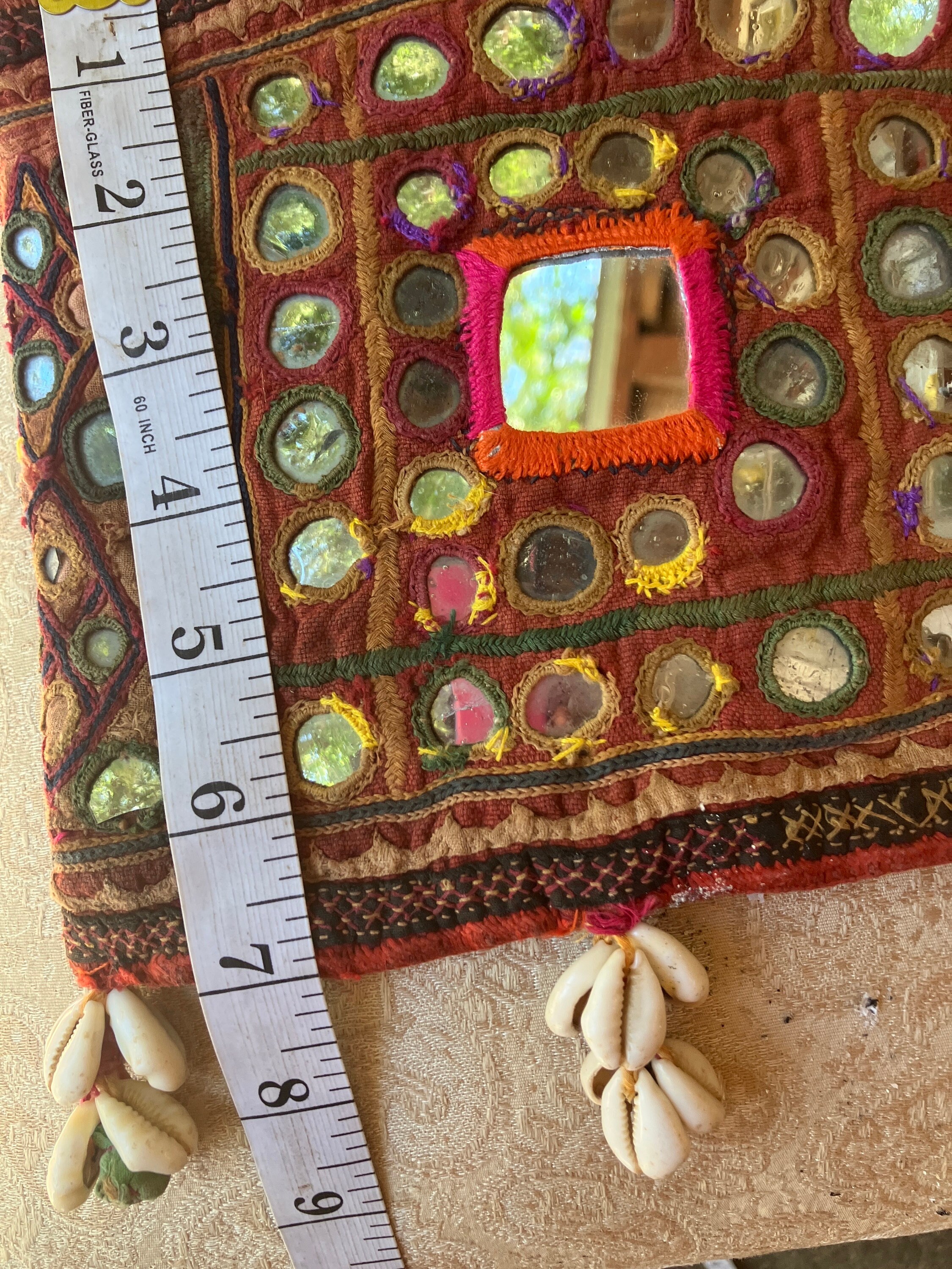 Banjara Indian Vintage Tribal Shaman Mirrored Shell Bag 296. SALE FREE ...