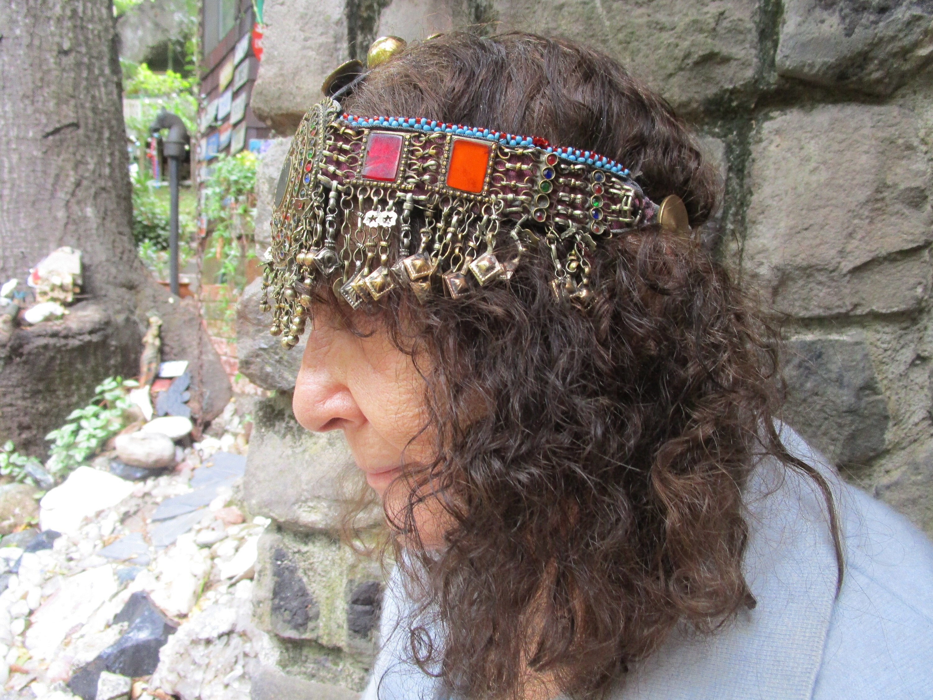 Afghan Kuchi Vintage Tribal Ethnic Costume Dance Headpiece # 70 FREE ...