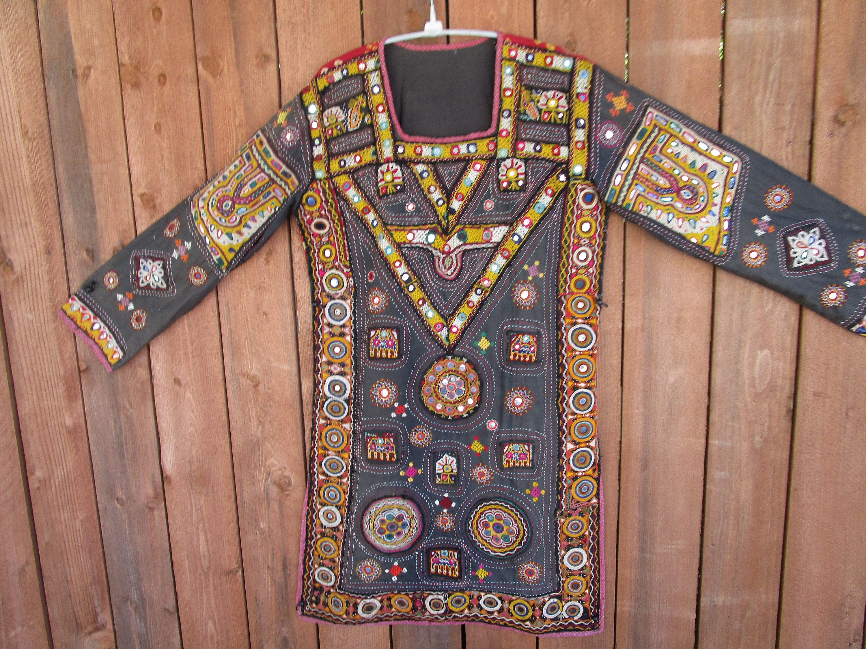 Indian Sindh Tribal Traditional Vintage Ethnic Costume Banjara Dress ...