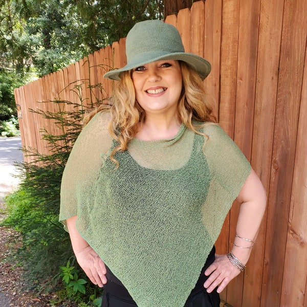 Womans Lightweight Poncho - Etsy