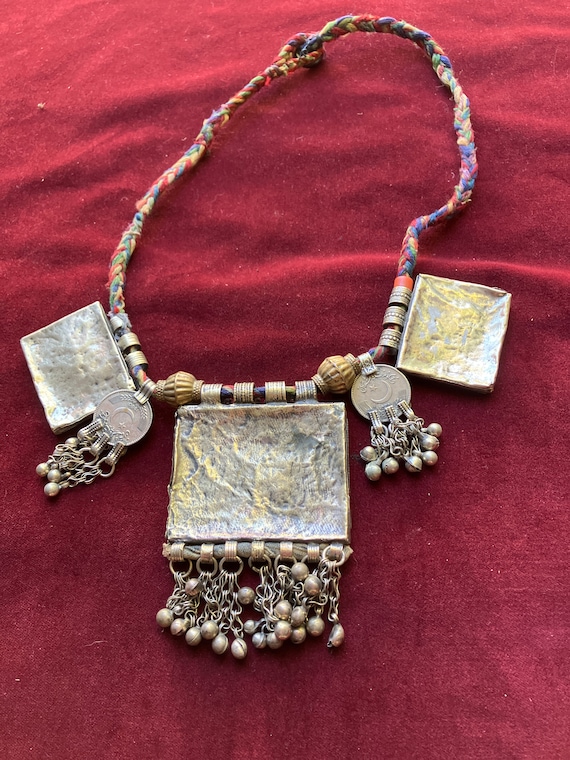 Afghan Kuchi original tribal vintage prayer box neckl… - Gem