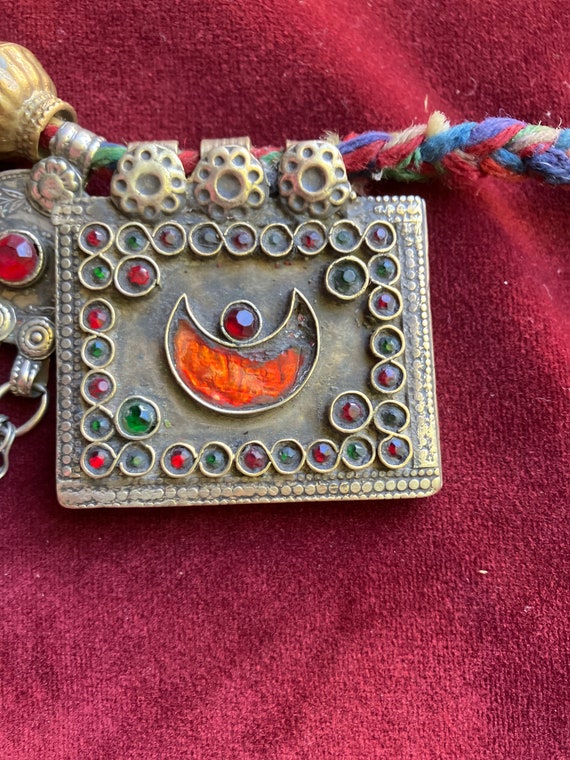Afghan Kuchi original tribal vintage prayer box neckl… - Gem