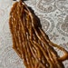 Nepal Newari potey Golden Glass Tube Vintage Traditional Bead Necklace ...