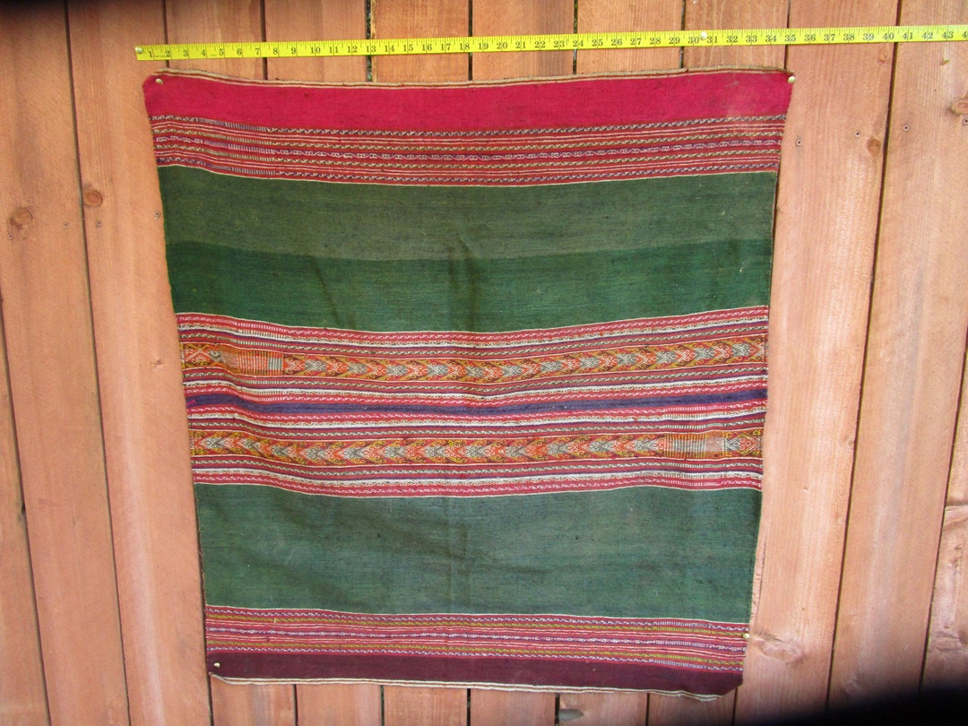 Bolivian Traditional Tribal Vintage Wool Manta Aguayo Weaving # 212 ...