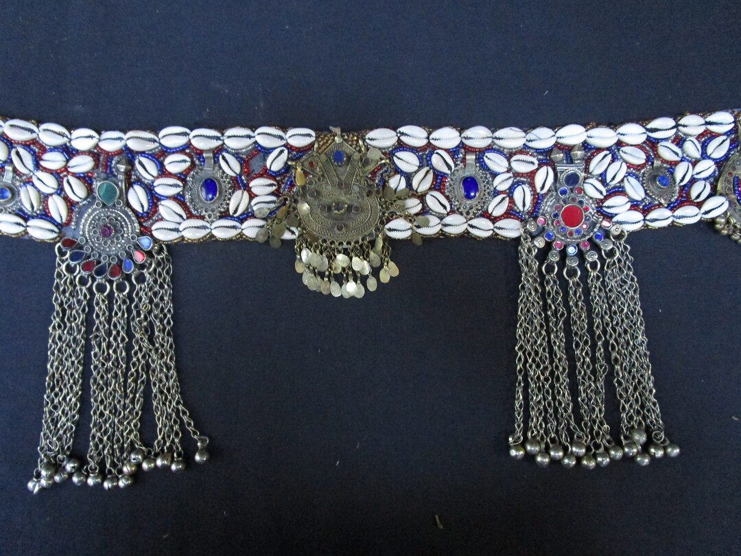 Afghan Performance Dance Costume Shell Kuchi Belt SALE # 273 FREE ...