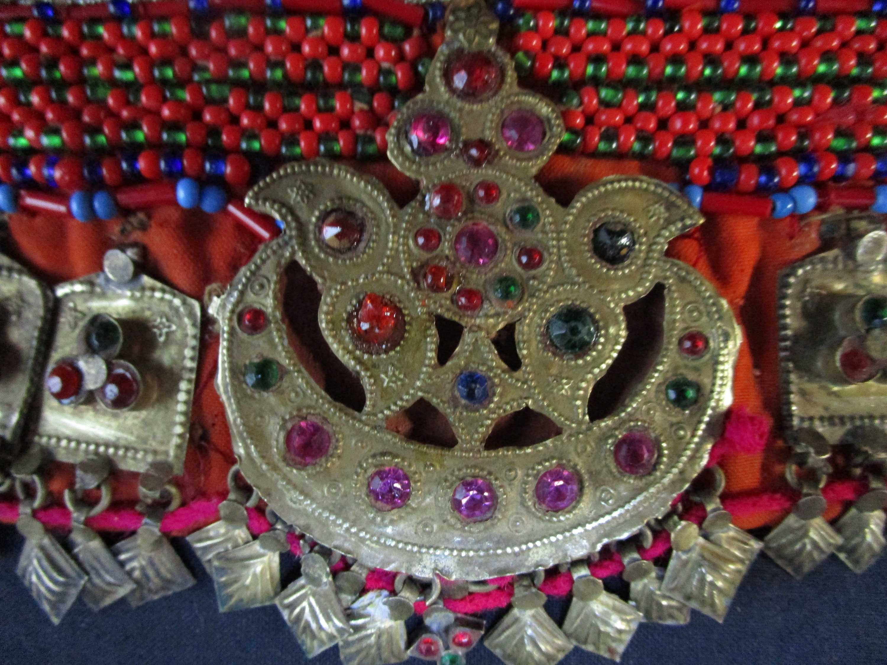 Afghan Kuchi Traditional Tribal Vintage Kuchi Unusual Boho Red Beaded ...