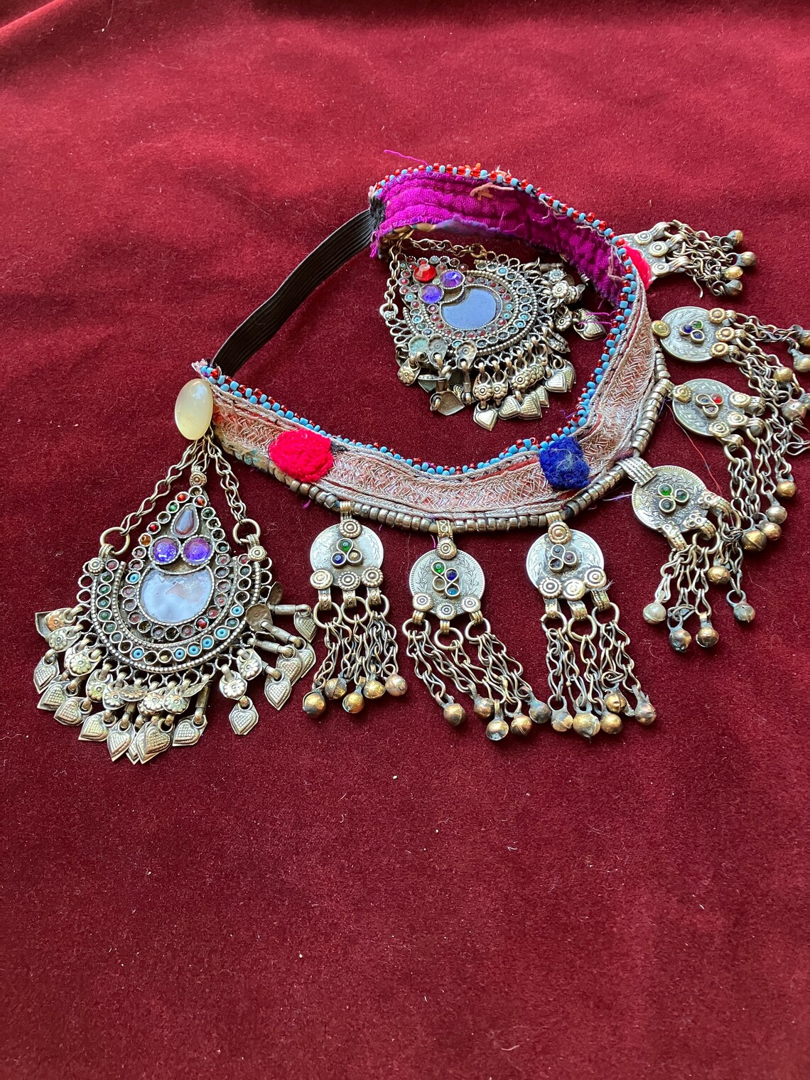 Vintage Afghan Kuchi Tribal Head Piece: One-of-a-kind Dance Costume - Etsy