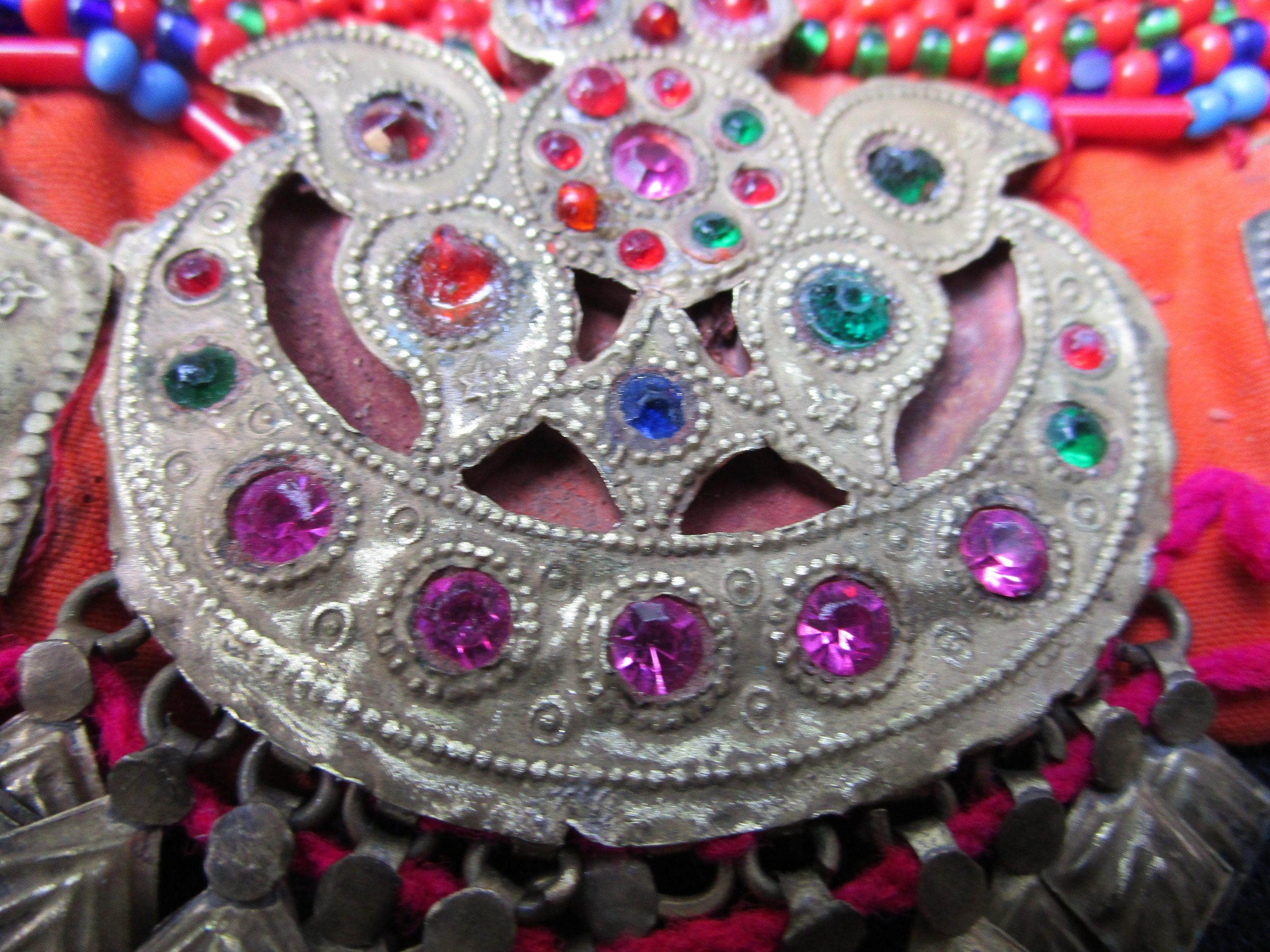 Afghan Kuchi Traditional Tribal Vintage Kuchi Unusual Boho Red Beaded ...