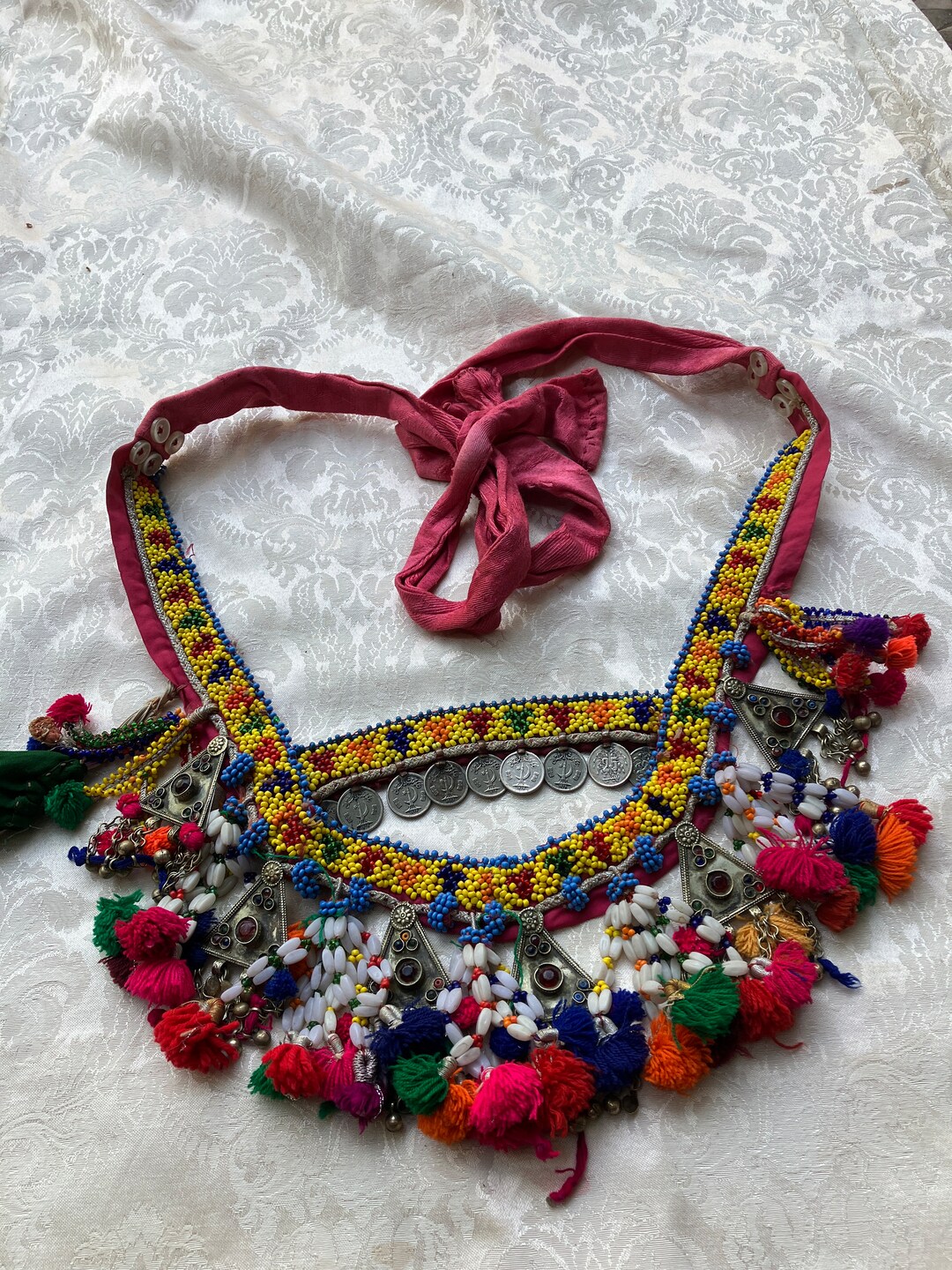 SALE. Afghan Kuchi Tribal Vintage Dance Costume Bandolier/belt # 27 ...