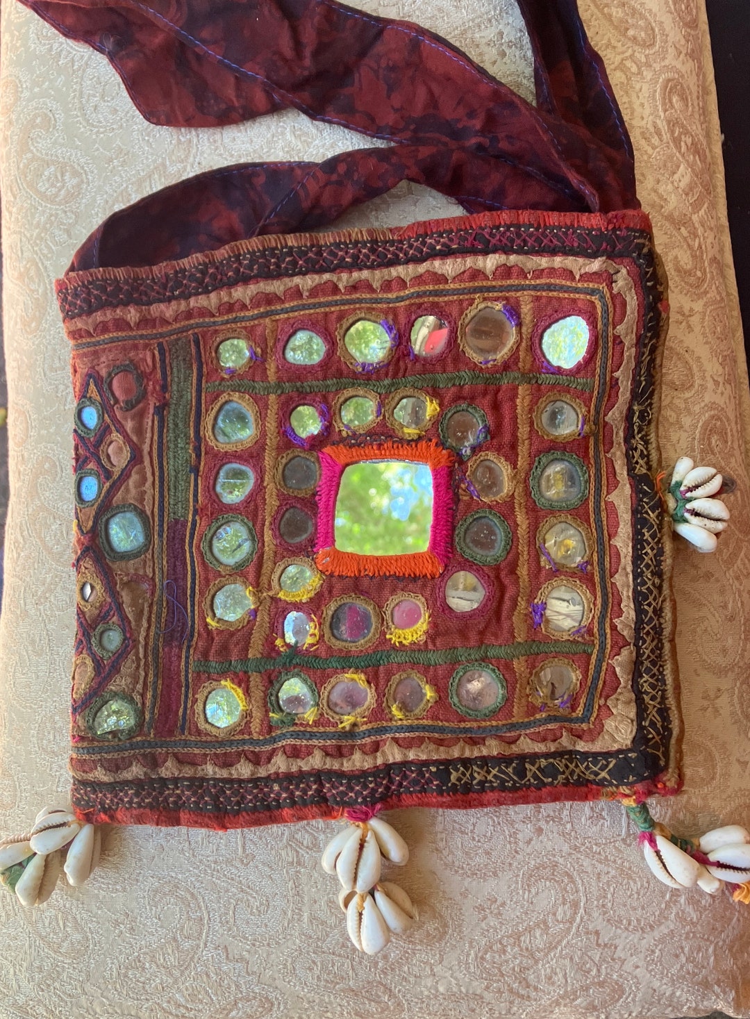 Banjara Indian Vintage Tribal “ Shaman “ Mirrored Shell Bag # 296. SALE ...