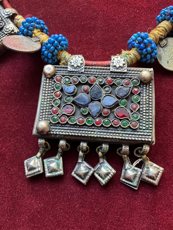 Afghan Kuchi tribal vintage prayer box necklace dance… - Gem